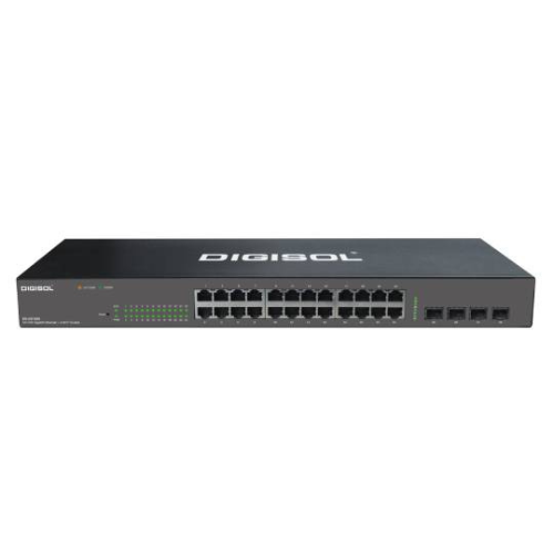 DIGISOL DG-GS1528 24-Port Gigabit Ethernet Layer 2 Web-Managed Switch ...